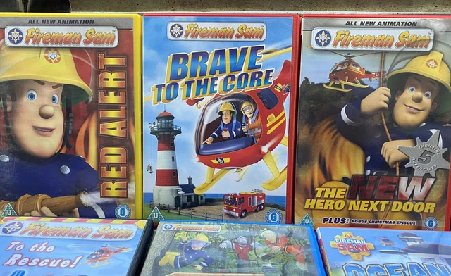 FIREMAN SAM 20 DVD Normans Tricky Day Let it Snow Action Stations Grt ...