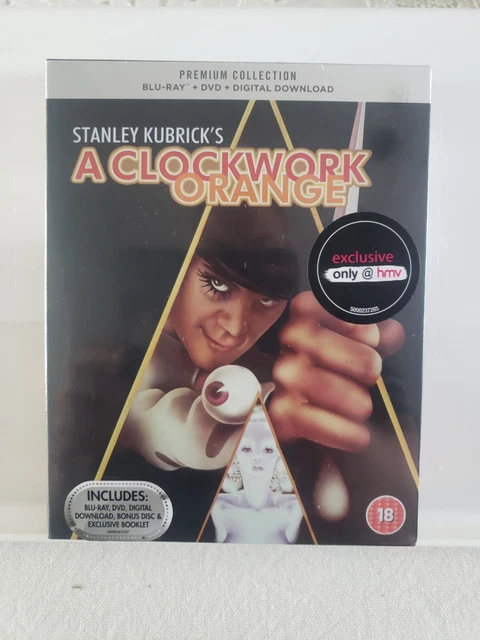 A CLOCKWORK ORANGE Bluray + DVD + Booklet (Premium Collection) - NEW £10.00 - PicClick UK