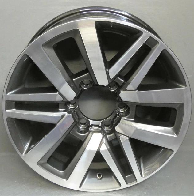 1 GENUINE TOYOTA Hilux Invincible 17" Alloy Wheel Rim Grey Diamond Cut ...