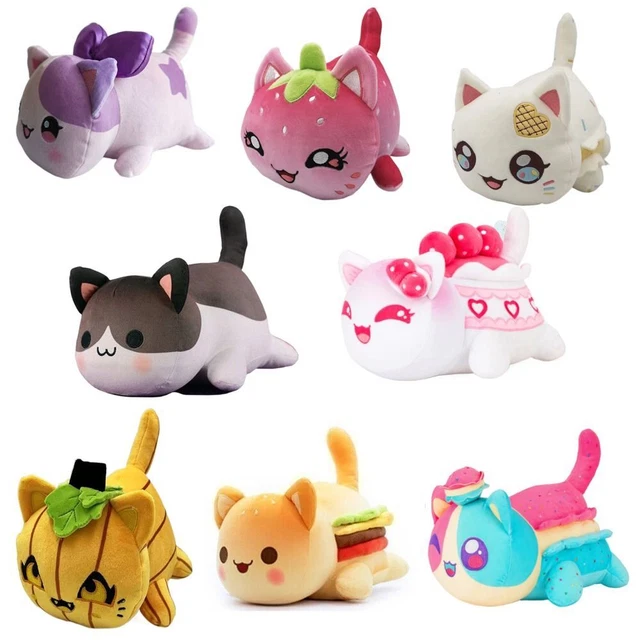 French Fries Burger Cute Cats Doll Meemeow Aphmau Plush Toy Food Pillow £1133 Picclick Uk