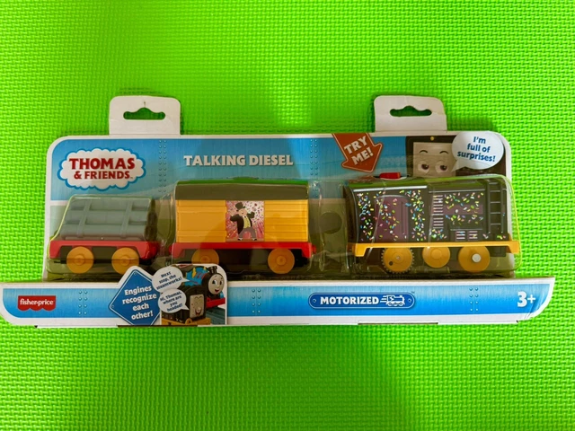 THOMAS & FRIENDS Motorized Talking Diesel Train with Sounds & Phrases ...