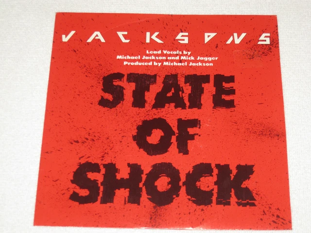 THE JACKSONS STATE Of Shock Michael Jackson Mick Jagger Original ...