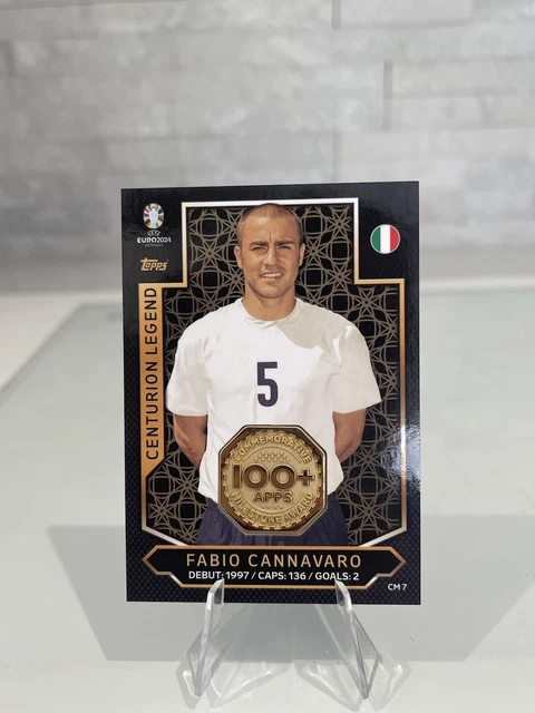 MATCH ATTAX EURO 2024 Reliquia Centurione Fabio Cannavaro #CM7 Carta ...