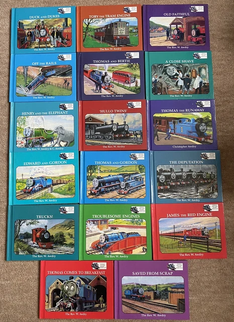 THOMAS THE TANK Engine Book Club Bundle x17 Books Rev W Awdry Grolier ...