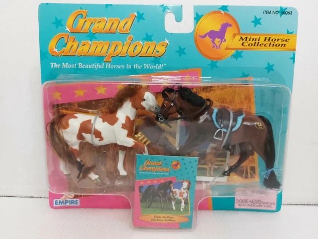 GRAND CHAMPIONS MINI Horse Collection Pinto Hackney Stallion Empire ...
