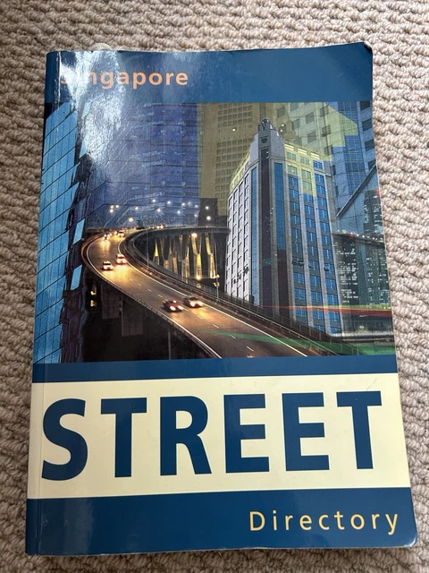 SINGAPORE STREET DIRECTORY 1996 Map Guide Book Good Condition £10.80 ...