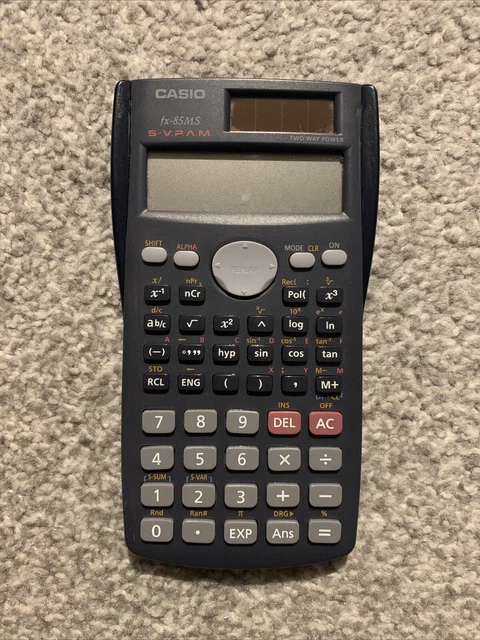 CASIO FX-85MS SCIENTIFIC Calculator £4.00 - PicClick UK