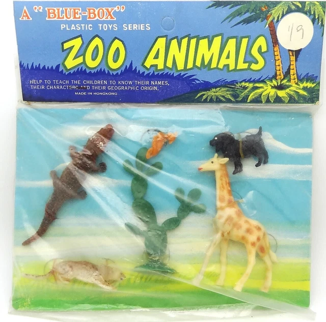 VINTAGE BLUE BOX From Hong Kong - "Zoo Animals" - Mint & Bagged. $29.00 ...