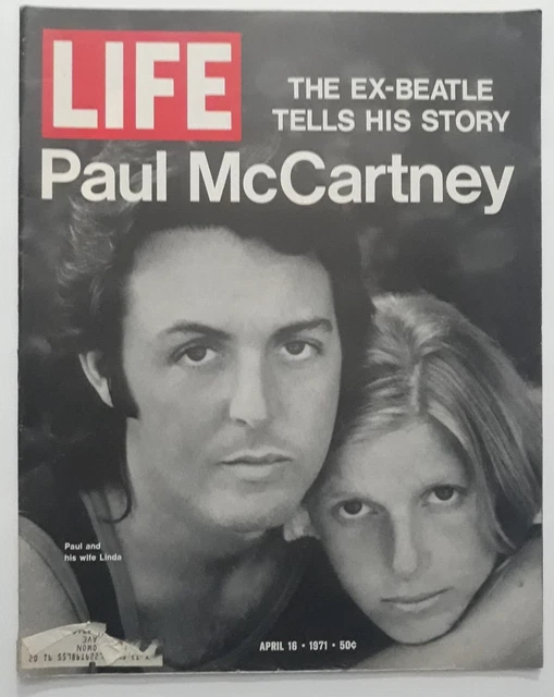 LIFE MAGAZINE 16 aprile 1971 Paul McCartney Beatles Charles Manson ...