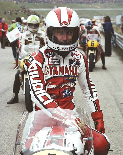 JOHNNY CECOTTO OF Venezuela Yamaha Yzr 500 Motorcycle 1979 2 Old Photo ...