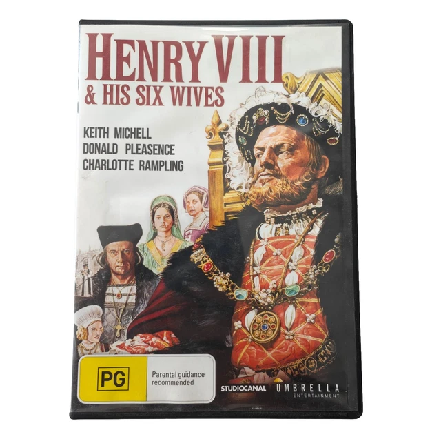 HENRY VIII AND His Six Wives (DVD, 1972) Keith Mitchell Action Drama ...