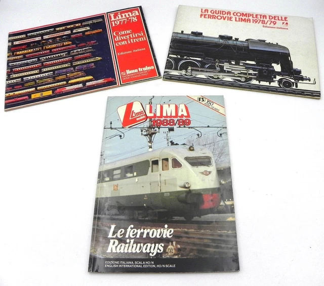LIMA TRAIN CATALOG 1977/78 1978/79 1988/89 HO N ITA/ENG Vintage Catalog ...