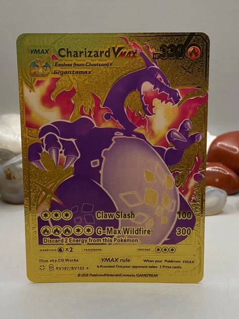 CHARIZARD VMAX ~ Pokemon Gold Card ~ SV107/SV122 EUR 6,85 - PicClick DE