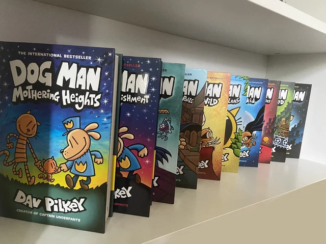 COMPLETE SET OF Dog Man by Dav Pilkey (10 Books) £48.81 - PicClick UK