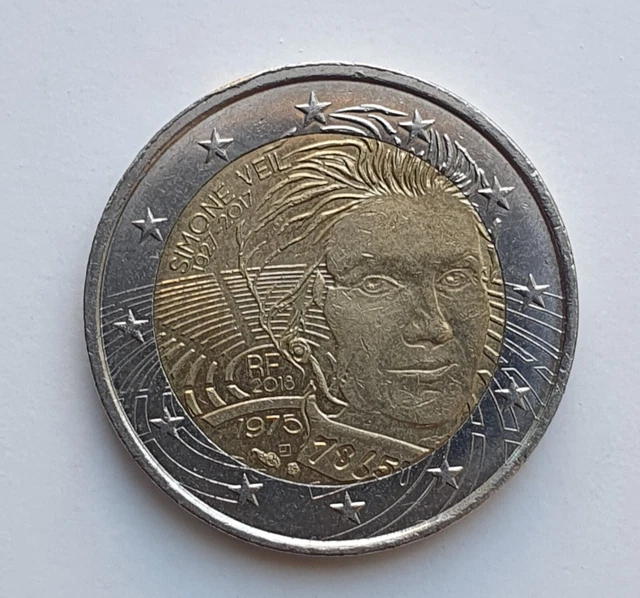 PIÈCE RARE DE 2 euros simone veil 1975 (1927-2017) EUR 1.500,00 ...