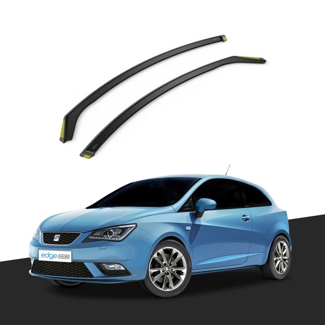 SEAT IBIZA MK4 6J 2008-2017 3 Door Coupe Wind Deflectors 2pc Tinted £21 ...