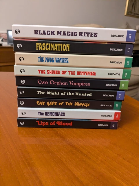 JEAN ROLLIN COLLECTION box sets Indicator Powerhouse 4K blu ray £125.52 ...