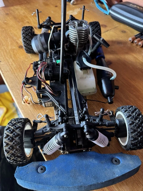 THUNDER TIGER NITRO RC Car Remote Control with Subaru Impreza Shell £ ...