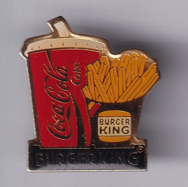 RARE PINS PIN'S .. Coca Cola Coke Restaurant Burger King France ...