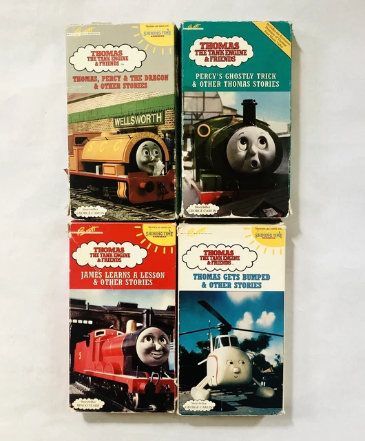 THOMAS THE TANK Engine & Friends VHS Lot Of 4 George Carlin Ringo Starr ...