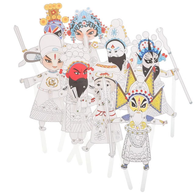 8 PCS PUPPET Making Kit for Children Shadow Puppets Boys and Girls £22. ...