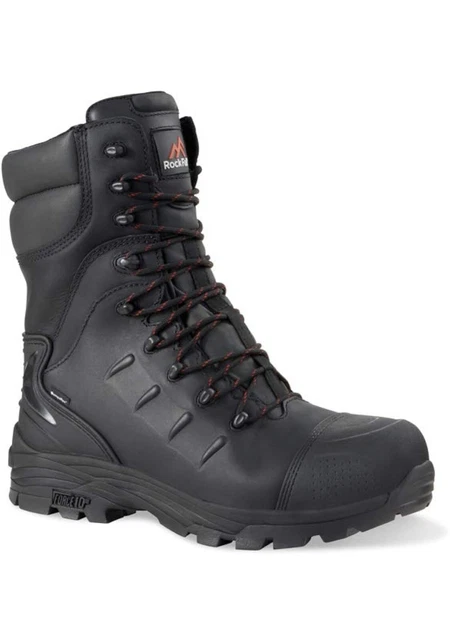 ROCK FALL MONZONITE Black S3 HRO SRC Composite Toe Cap Waterproof ...