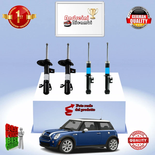 SET 4 SHOCK Absorbers Front+Rear Mini Cooper One 66KW 90CV From 2004 ...