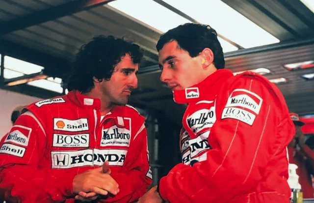 ALAIN PROST AYRTON Senna 1988 Championship F1 Formula One 35MM Slide ...