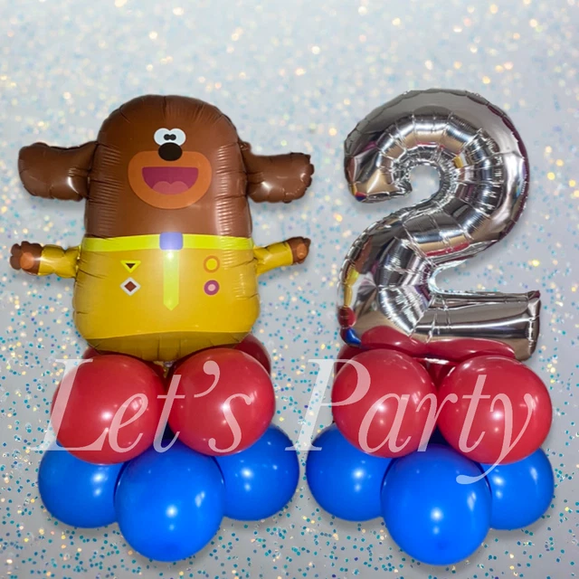 LARGE HEY DUGGEE character CBeebies & number balloon display 100cm tall ...
