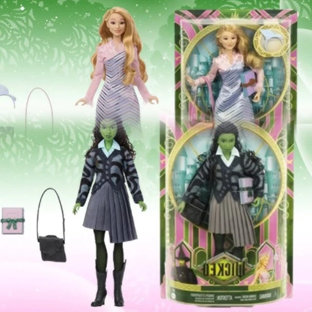 MATTEL WICKED MOVIE Elphaba Glinda At Shiz University Set NEW 2024 ...