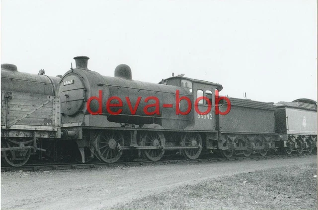 RAILWAY PHOTO LNER J27 65842 Darlington 1957 NER P3 0-6-0 Loco North ...