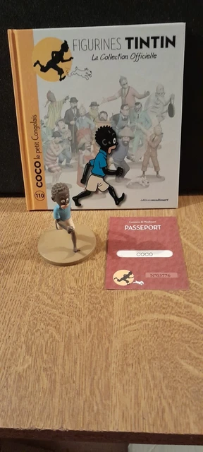 FIGURINE TINTIN COLLECTION Officielle Coco Le Petit Congolais Numero ...