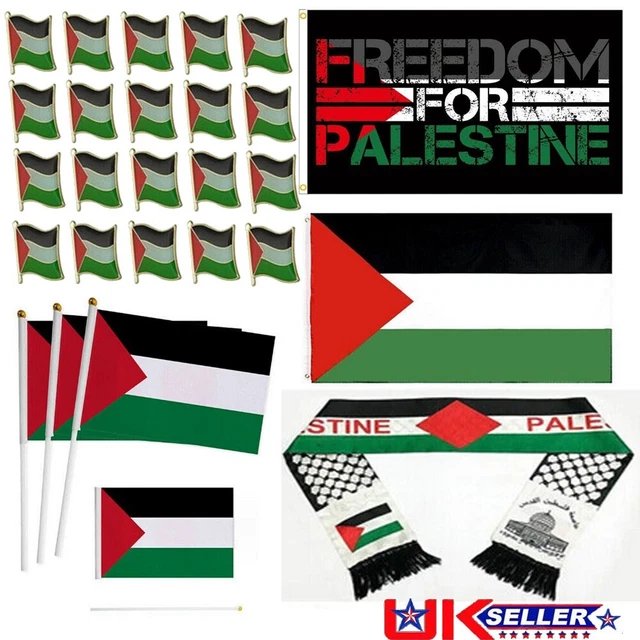 PALESTINE FLAG GAZA Palestinian Small Medium Large - 90cm x 150cm - ALL ...