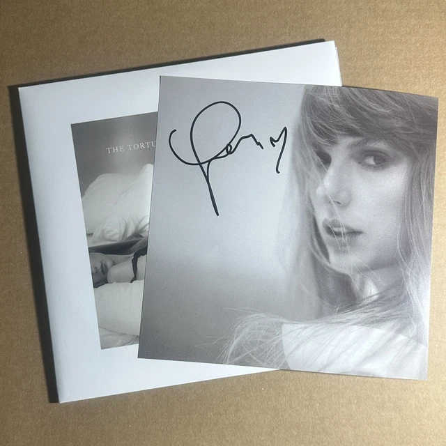 TAYLOR SWIFT THE TORTURED POETS DEPARTMENT Manuscript Vinyl SIGNED ...