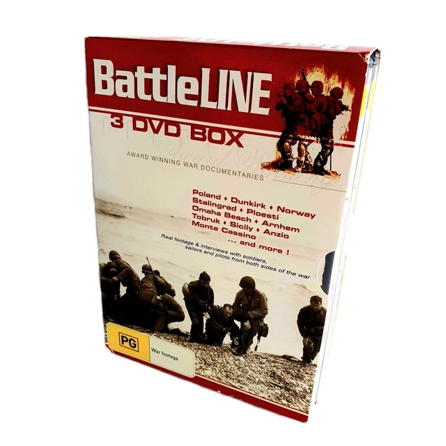 BATTLELINE 3 DVD Complete Box Set, World War II 2 Documentary Series ...