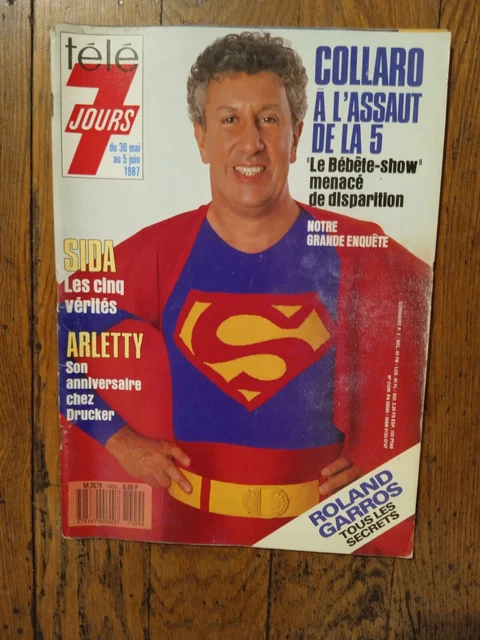 MAGAZINE TÉLÉ 7 jours de 1987 - Stéphane Collaro EUR 5,00 - PicClick FR