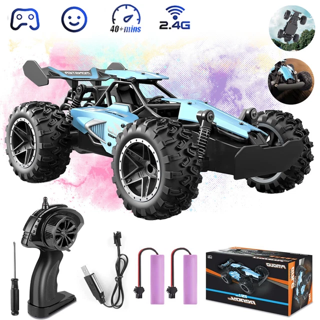 RC CARS REMOTE Control 20KM/H Big Wheel Car Monster Truck 4WD Kids Toys ...