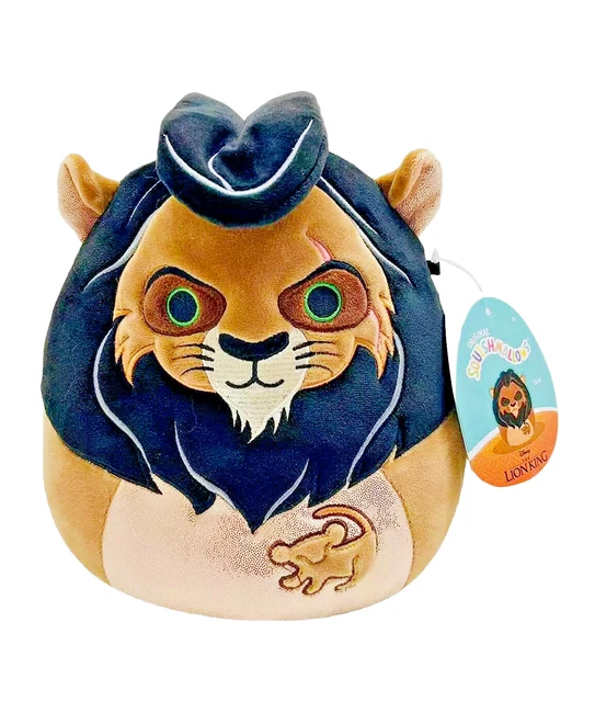 DISNEY LION KING 30th ANNIVERSARY EDITION SCAR SQUISHMALLOW 24cm SOFT ...