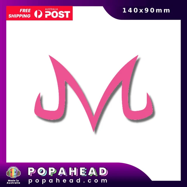 DRAGON BALL Z Majin Buu Logo Sticker Anime Sticker EUR 4,45 - PicClick FR