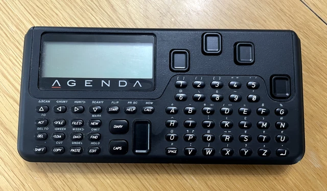 RARE VINTAGE MICROWRITER AgendA 32K Pocket Organiser - Untested £104.67 ...