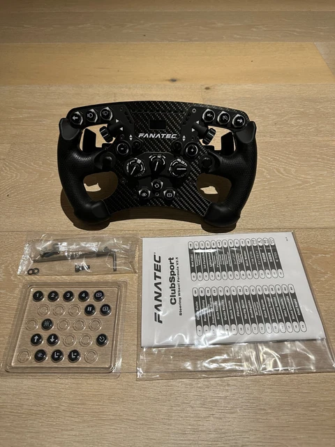 FANATEC CLUBSPORT STEERING Wheel Formula V2.5 + QR1 Adapter £280.00 ...