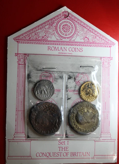 REPLICA ROMAN COINS Packaged Set Westair From Conquest Of Britain Set # ...