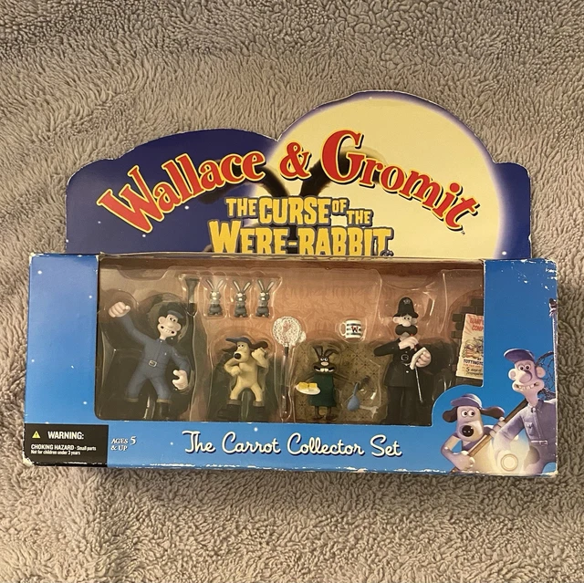 MCFARLANE TOYS WALLACE & Gromit Curse Of Were Rabbit Carrot Collector ...