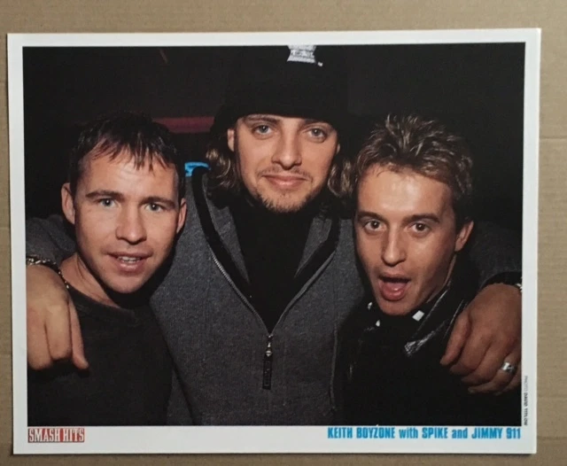 KEITH DUFFY / BOYZONE Original Vintage Smash Hits Magazine Photo Card £ ...