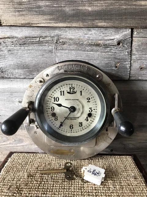 VINTAGE CALCULAGRAPH/CLOCK TIME Counter $450.00 - PicClick CA