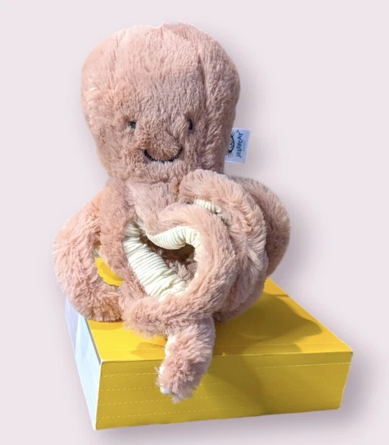 JELLYCAT ODELL OCTOPUS Tiny Cuddly Soft Plush Pink £12.00 - PicClick UK