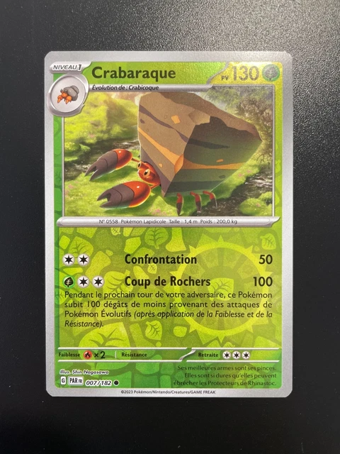 CARTE POKÉMON REVERSE Crabaraque 7/182 VF NEUF EUR 1,00 - PicClick FR