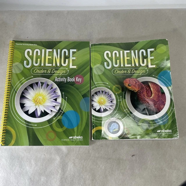 ABEKA BOOK SCIENCE Student Textbook & Activity Key Order & Design 2nd ...