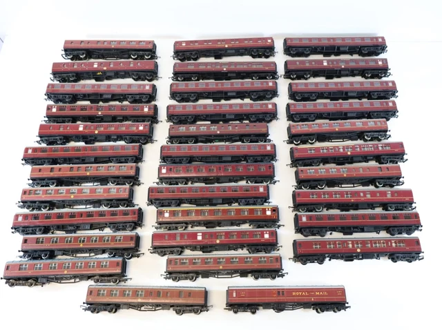 OO GAUGE LARGE Job Lot of BR Maroon Coaches x34 (49) £0.99 - PicClick UK