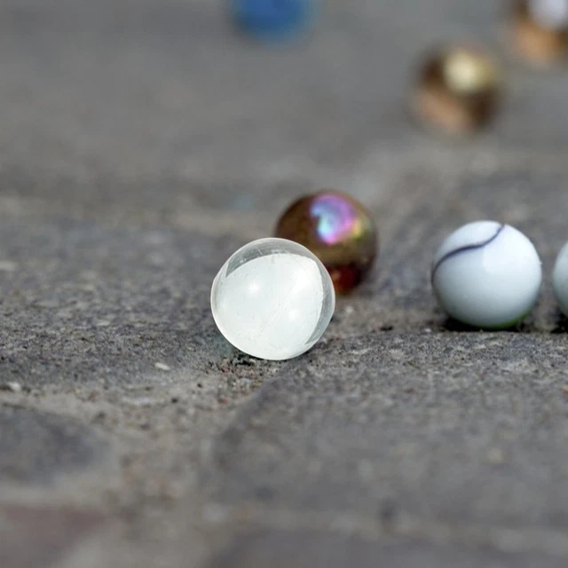 10 PCS CLEAR Glass Round Marbles Decorative Beads Vase Fillers for ...